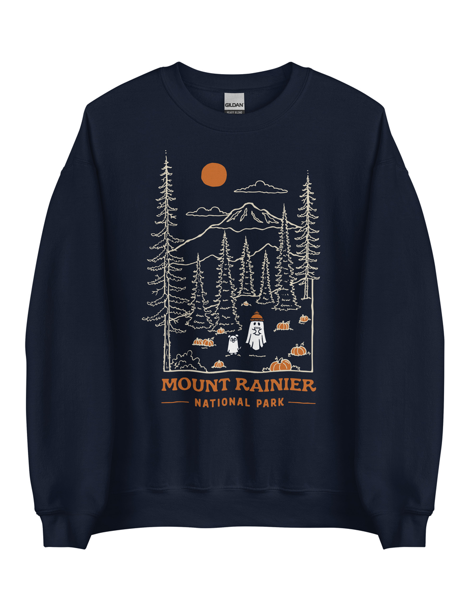 Mount Rainier Spooky National Park Unisex Sweatshirt | MIDNIGHT ...